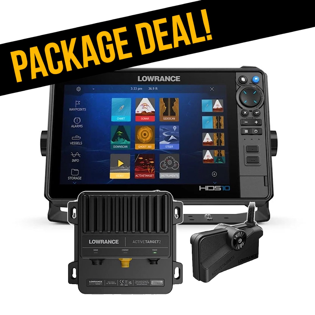 Lowrance HDS Live 12 + Active Imaging 3-in-1 + Active Target livepaket